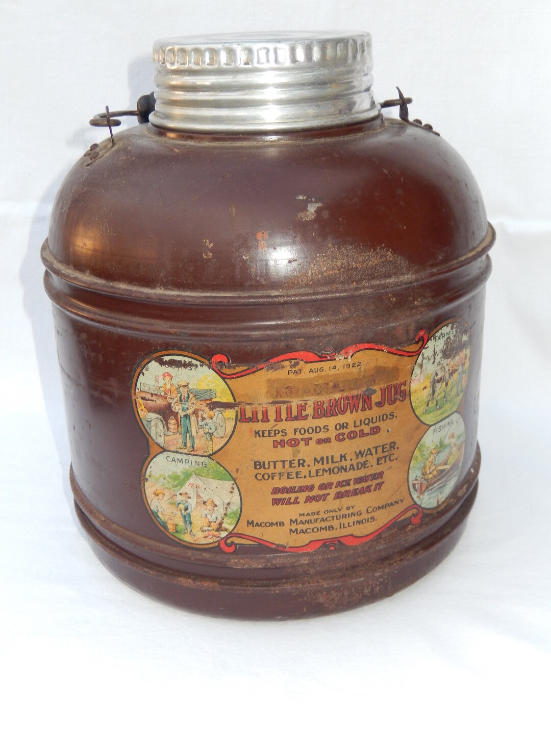 Little Brown Jug - Brainard's Little Brown Jug - Macomb Illinois - Etsy