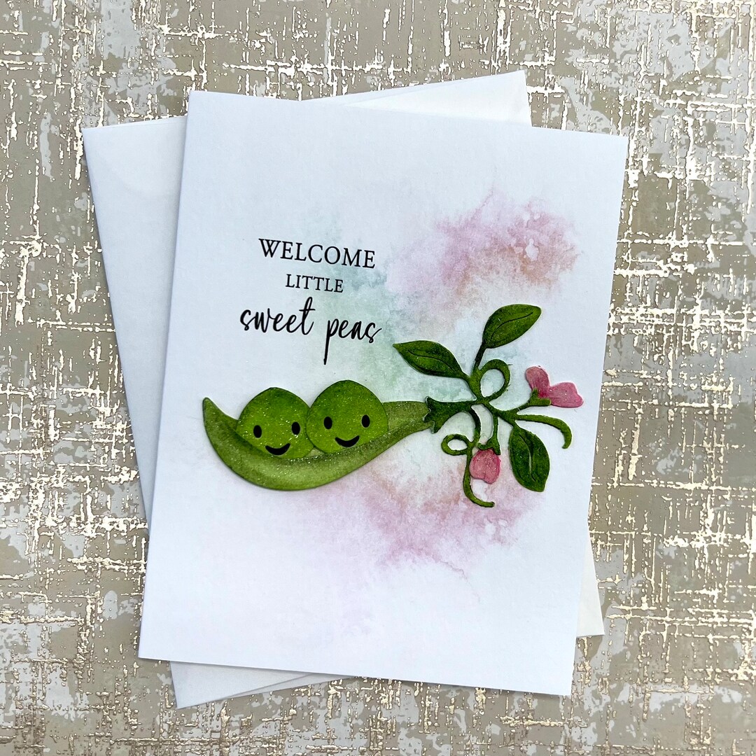 Customizable Two Peas in a Pod Card - Etsy