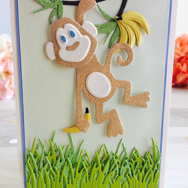 Curious George Card - Etsy