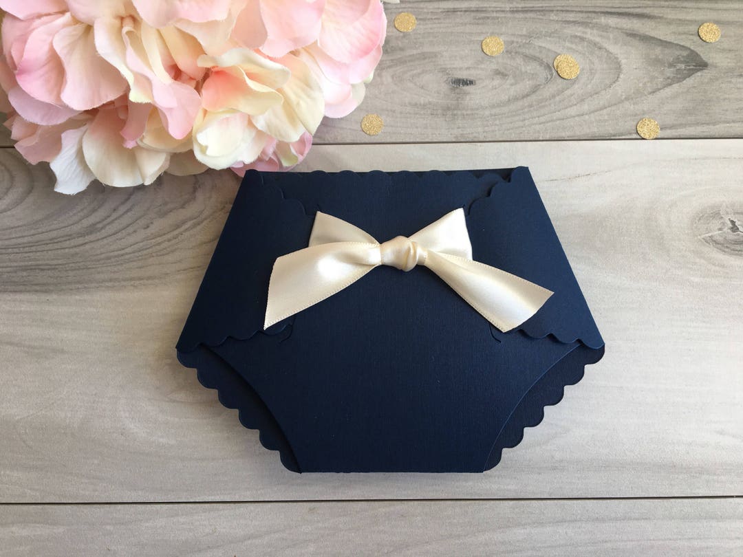 Customizable Diaper Shape Baby Shower Invitation - Etsy