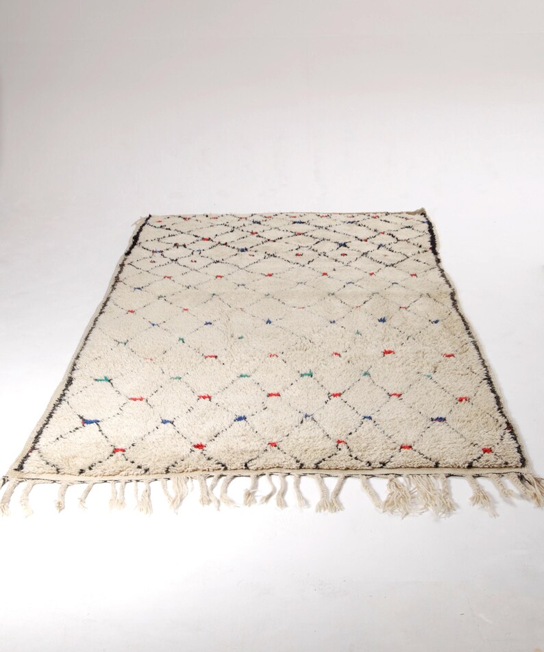 Vintage Moroccan Beni Ourain Rug beni Ouarain Azilal - Etsy