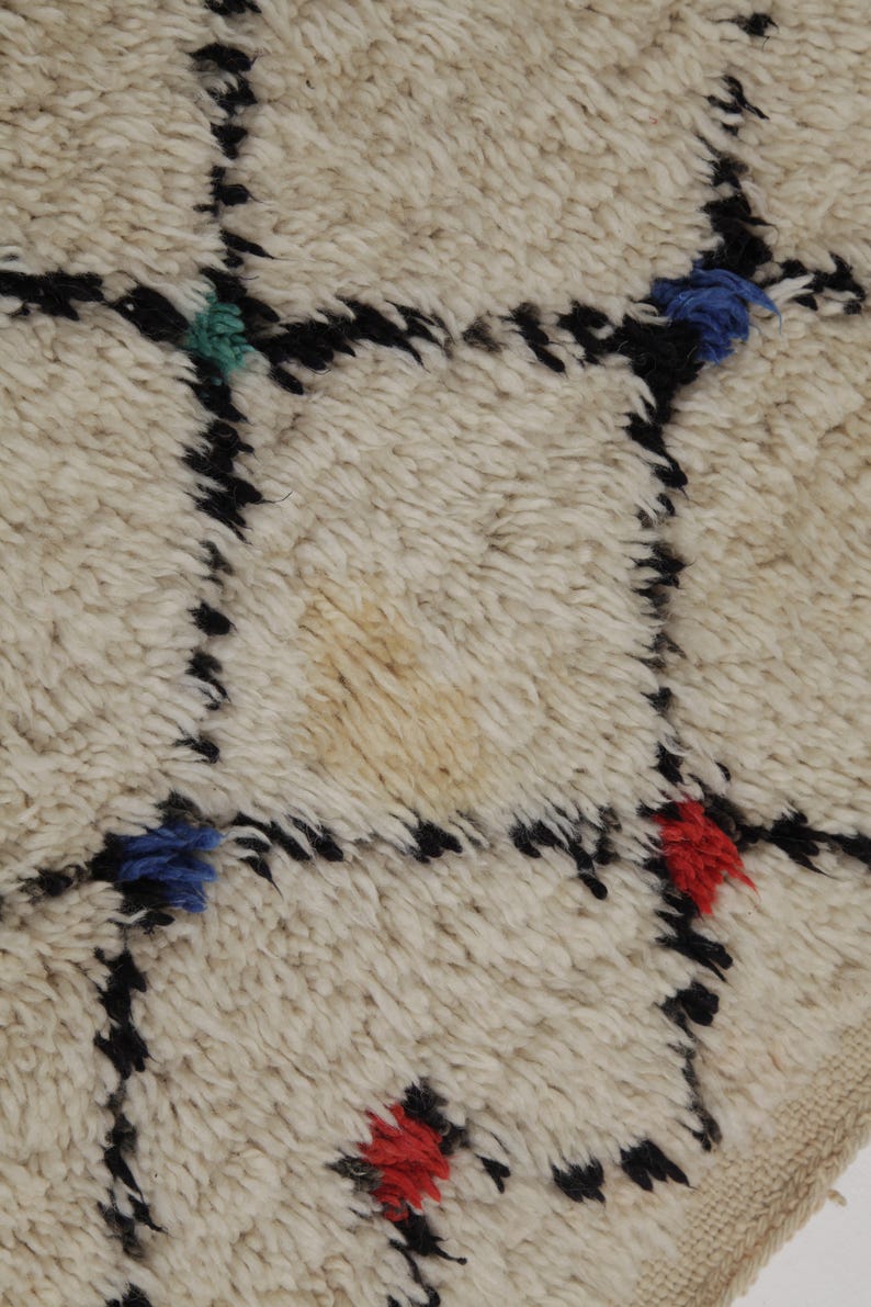 Vintage Moroccan Beni Ourain Rug beni Ouarain Azilal - Etsy