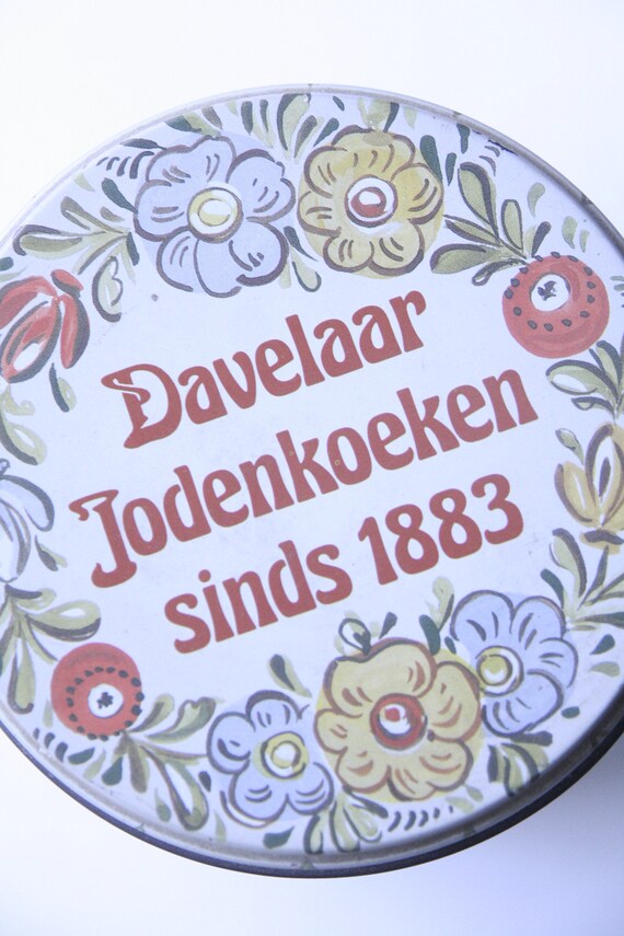 Tin Box Davelaar Jodenkoeken Vintage Metal Box in Excellent | Etsy