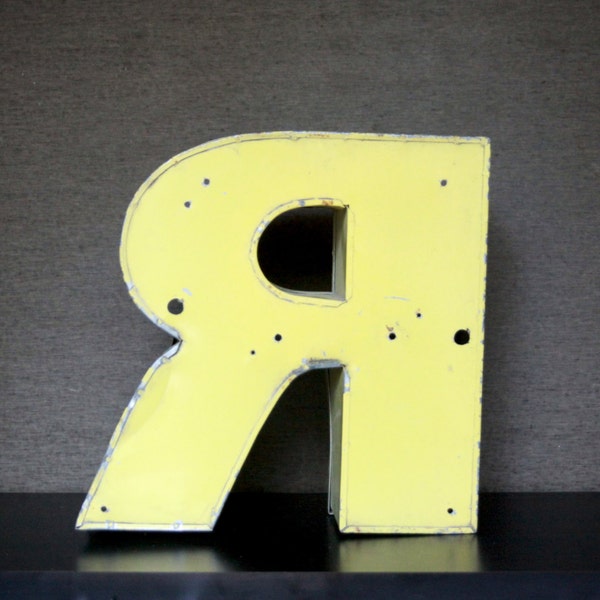 Metal Letter R - Etsy