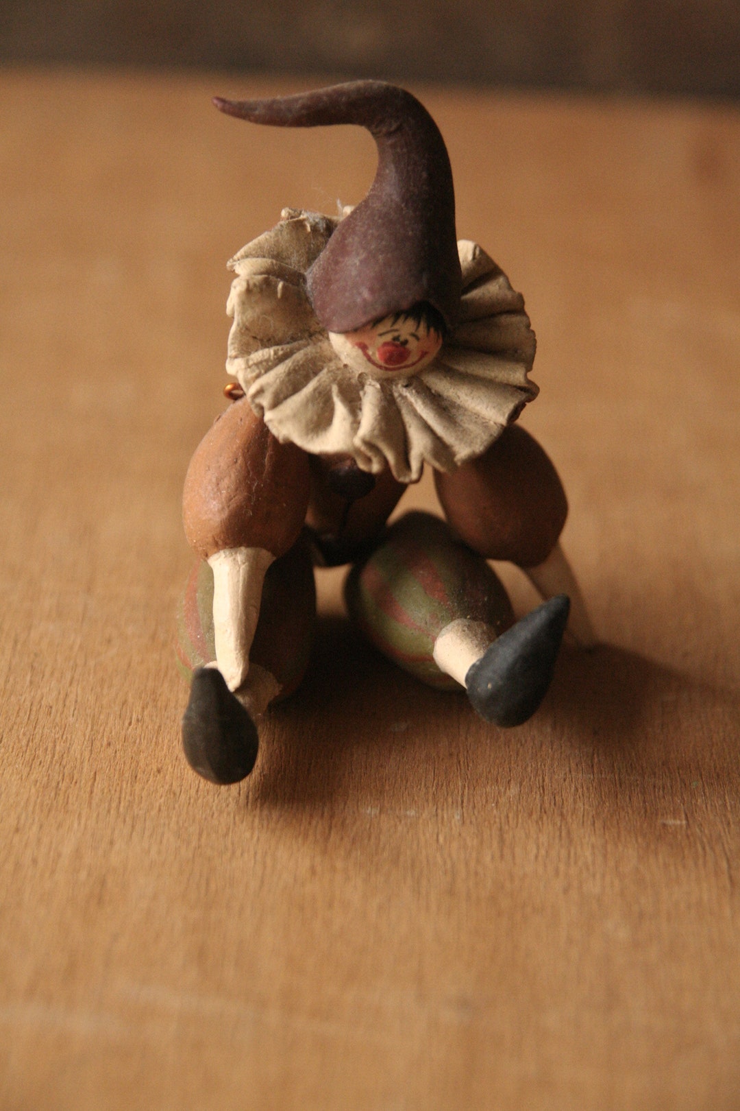 Clown Biscuit Porcelain Doll, Vintage Clown, Clown, Articulated ...