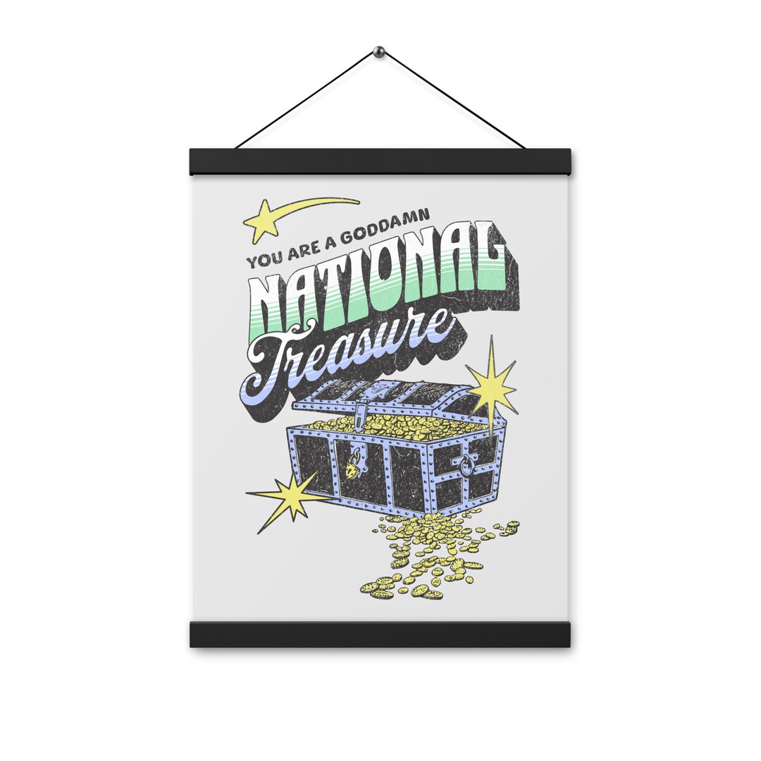 National Treasure - Poster With Hangers - Etsy