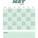 Monthly Calendar Planner 2024 12-month Digital Download Printable ...