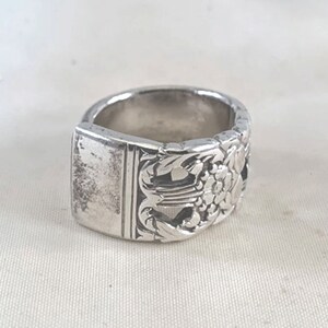 Custom Silver Spoon Ring, Spoon Handle Ring, Flatware Ring, Silverware ...