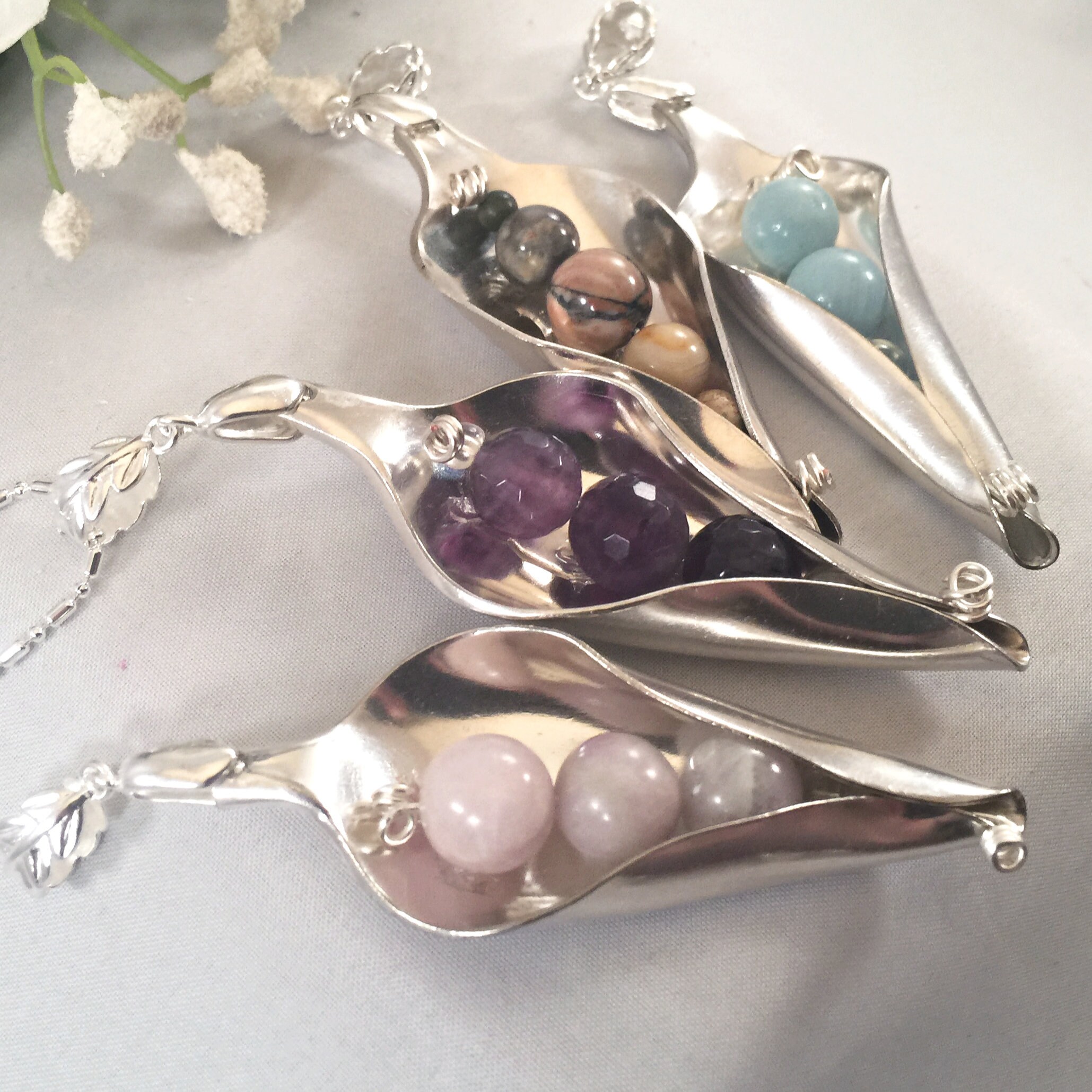 Silverplate Kitchen Utensil Spoon Jewelry, Culinary Student Graduation ...