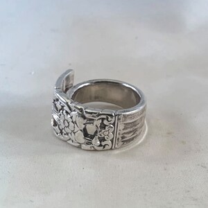 Custom Silver Spoon Ring, Spoon Handle Ring, Flatware Ring, Silverware ...