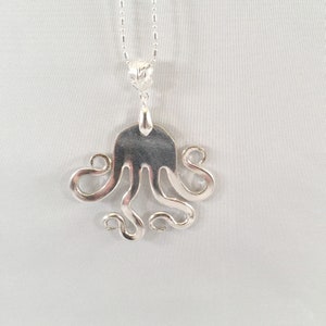 Vintage Silverware Fork Octopus Necklace, Custom Personalized Hand ...