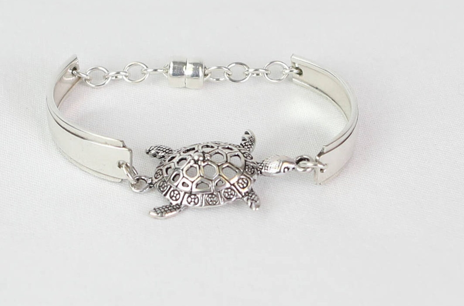 Vintage Silverware Jewelry With Sea Turtle Bracelets for Women , Unique ...