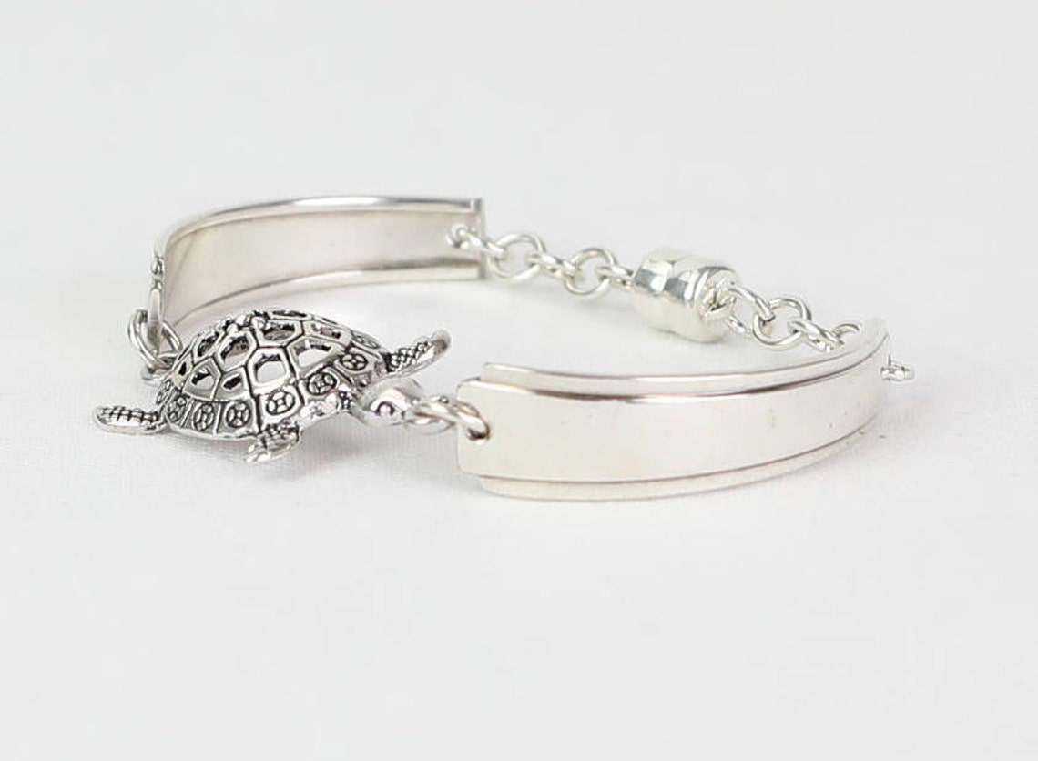 Vintage Silverware Jewelry With Sea Turtle Bracelets for Women , Unique ...