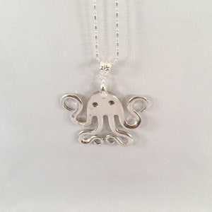 Octopus Antique Silverware Fork Necklace Fork Jewelry, Vintage Silver ...