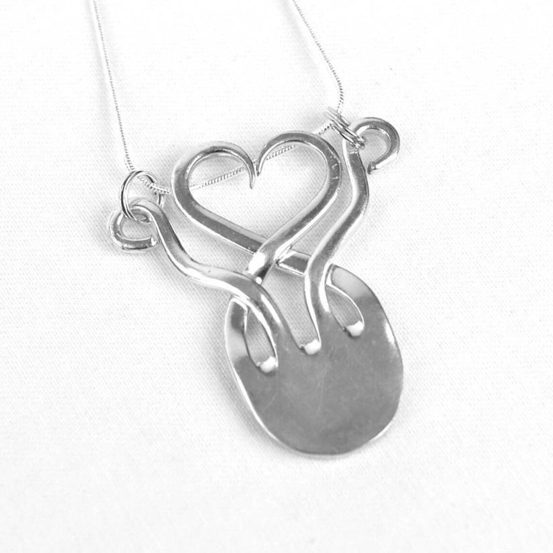 Fork Jewelry, Vintage Spoon Necklace Silverware Jewelry for Women ...