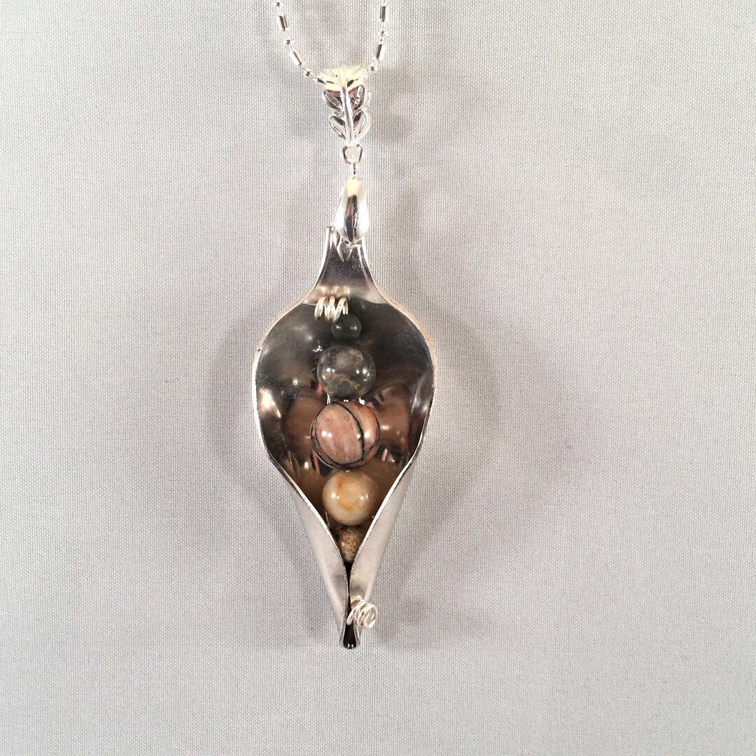 Antique Spoon Jewelry Gift for Her, Handmade Spoon Pendant Jewelry ...