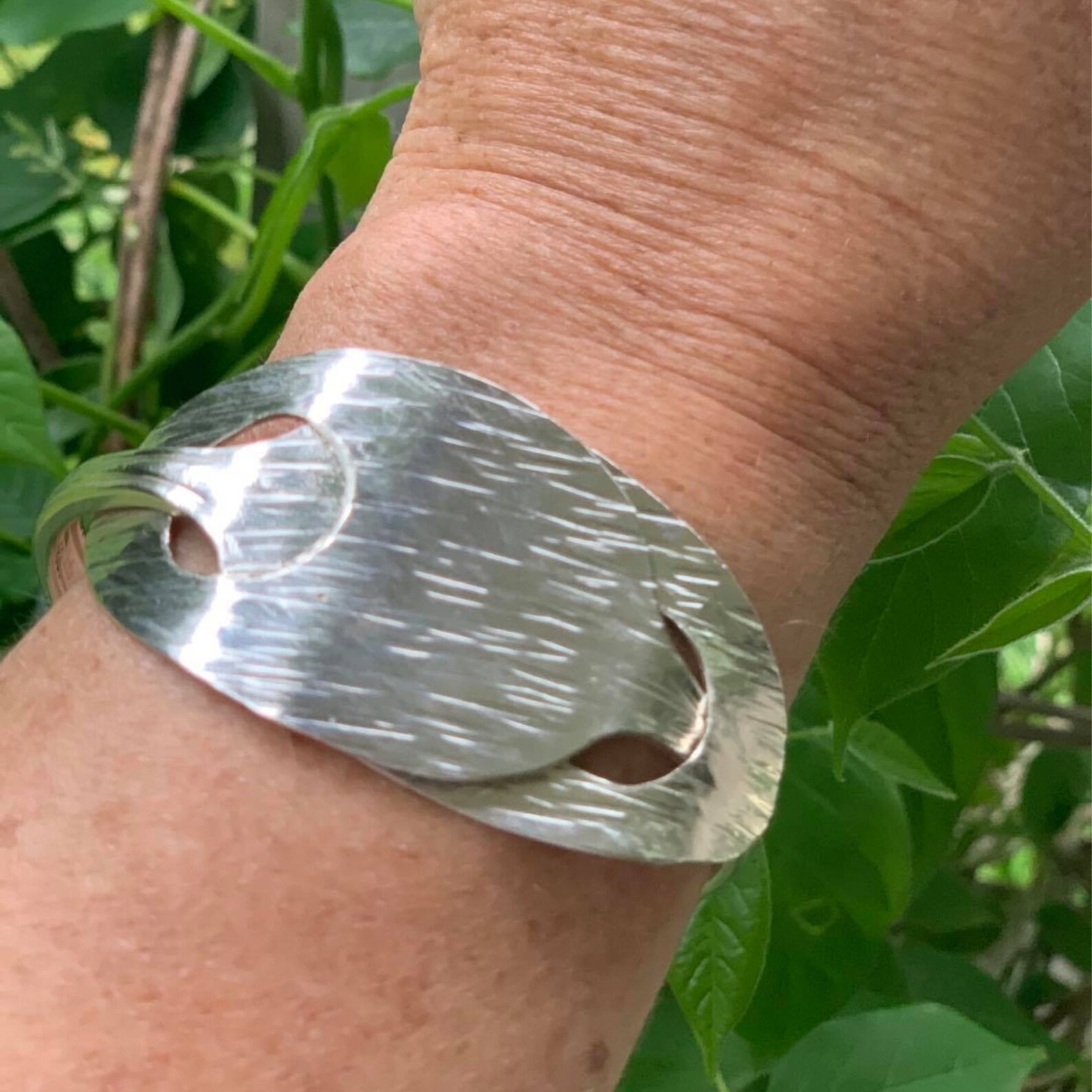 Handmade Vintage Silverware Spoon Bracelet for Women, Repurposed ...