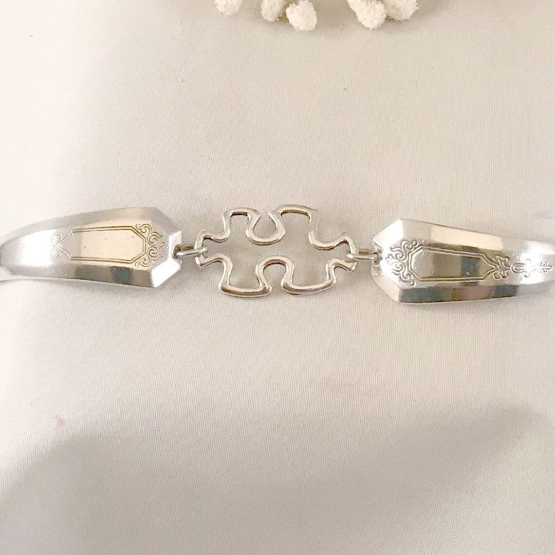 Autism Awareness Bracelet Silverware Jewelry Autism Mom - Etsy