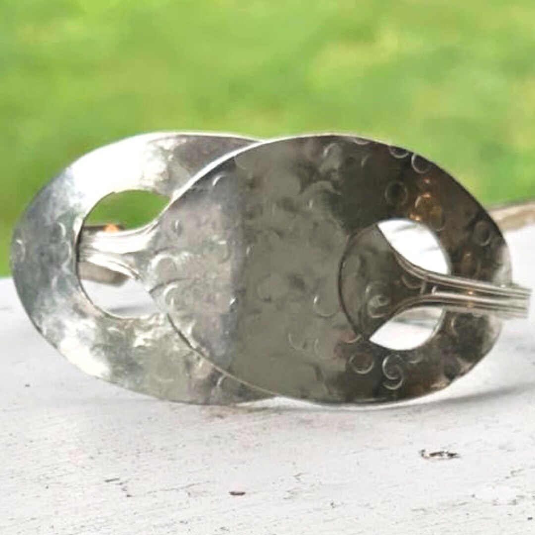 Spoon Bracelets for Women, Vintage Silver Plate Flatware Spoon Jewelry ...