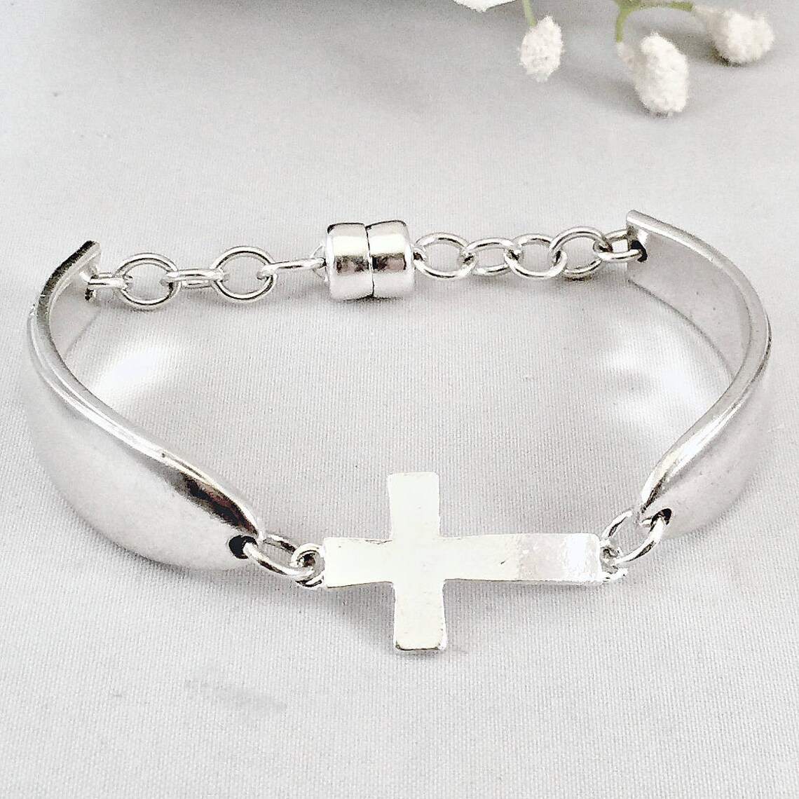 Antique Cross Spoon Jewelry Gift for Her Handmade Spoon | Etsy