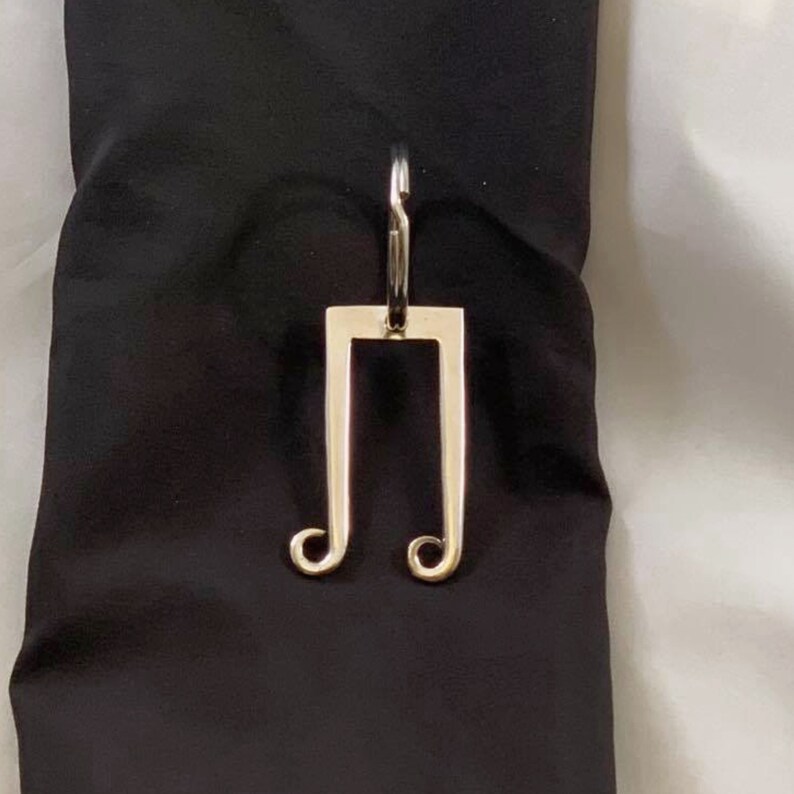 Music Note Key Chain, Silverware Key Fob for Music Lovers, Silverware ...