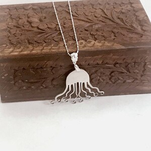 Upcycled Silverware Octopus Necklace Jewelry With Birthstone, Unique ...