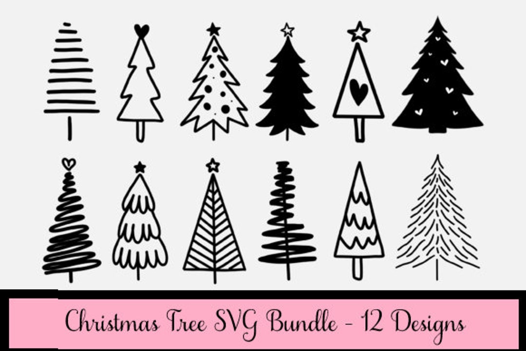 Christmas Tree Svg Bundle - Etsy