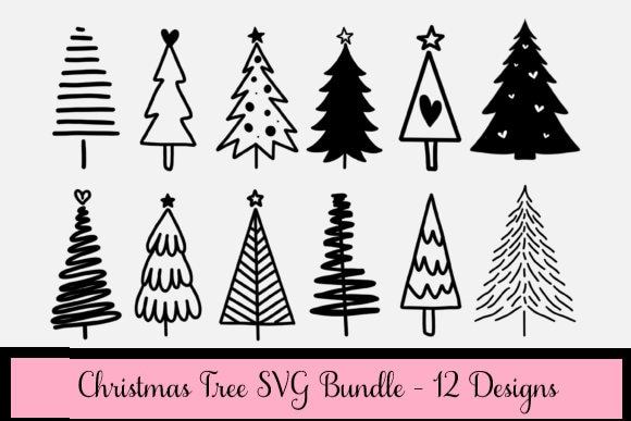 Christmas Tree Svg Bundle - Etsy