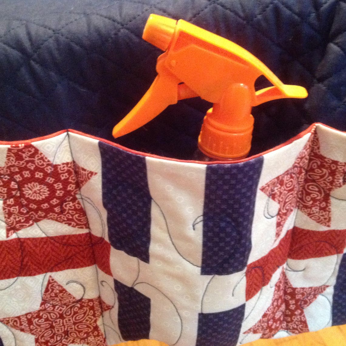 Patriotic Horse Saddle Rack Cover 10 Quilted Storage Pockets | Etsy