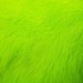 Rabbit Skin Better Grade Dyed Fluorescent Chartreuse Green Rabbit Skin ...