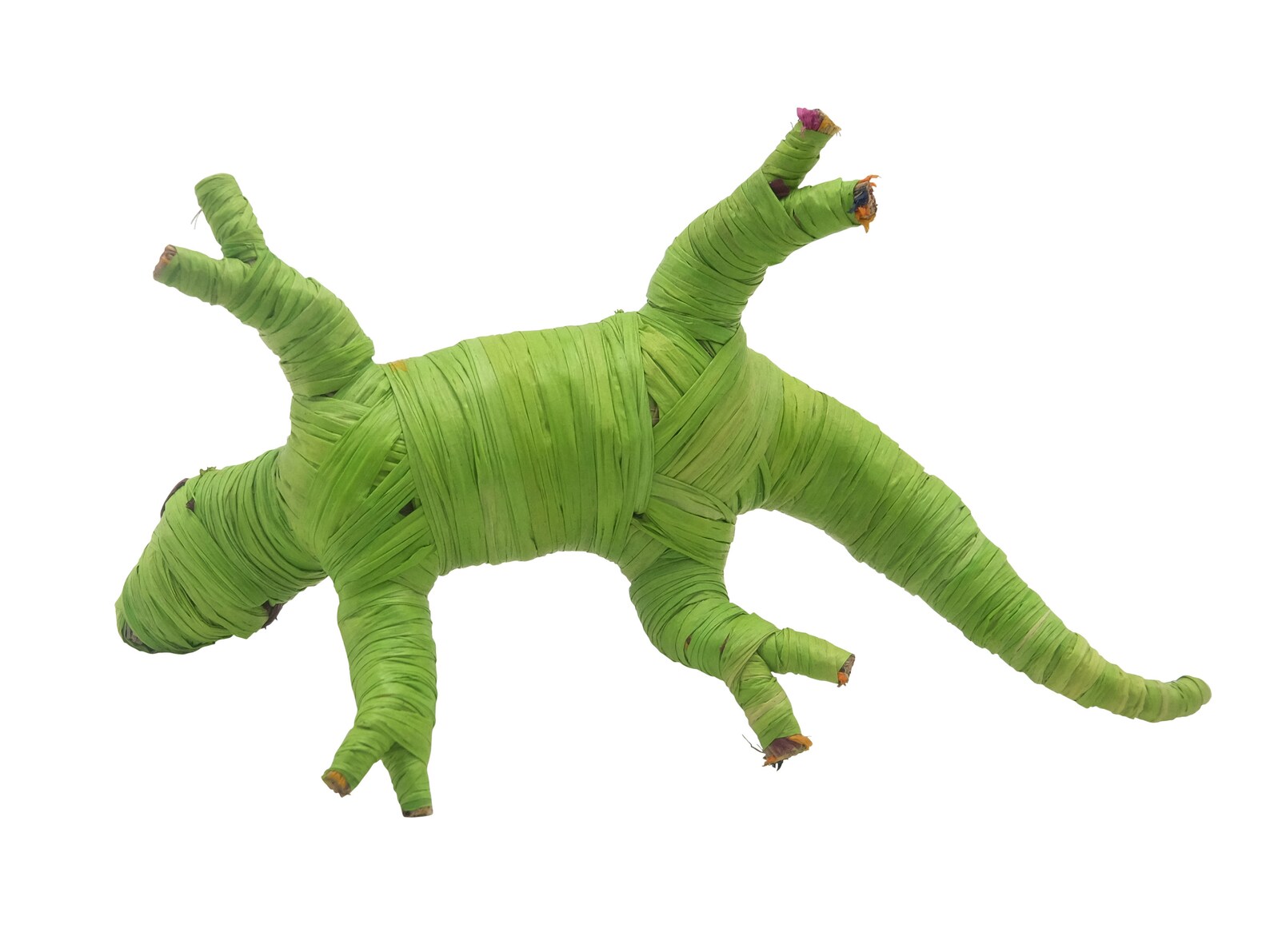Small Lizard Raffia Straw Animal in Various Colors - Etsy