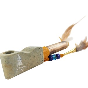 Iroquois Stubby Pipe: Tree of Peace (102-121-01) Y1X - Etsy