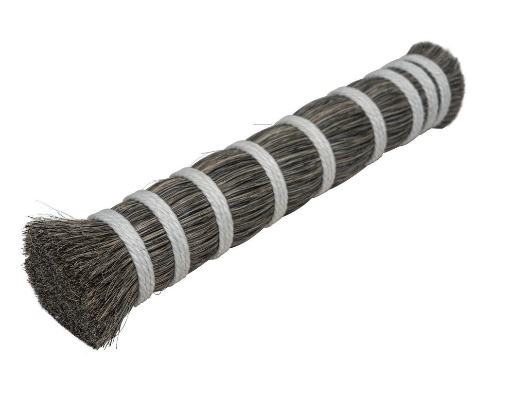 One Pound of Gray Double Drawn Horse Hair: 10" to 12" (702-GYTD10) - Etsy