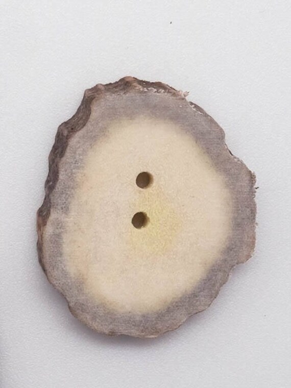 Cross-cut Blind-hole Moose Antler Button: 1.0-1.5 | Etsy