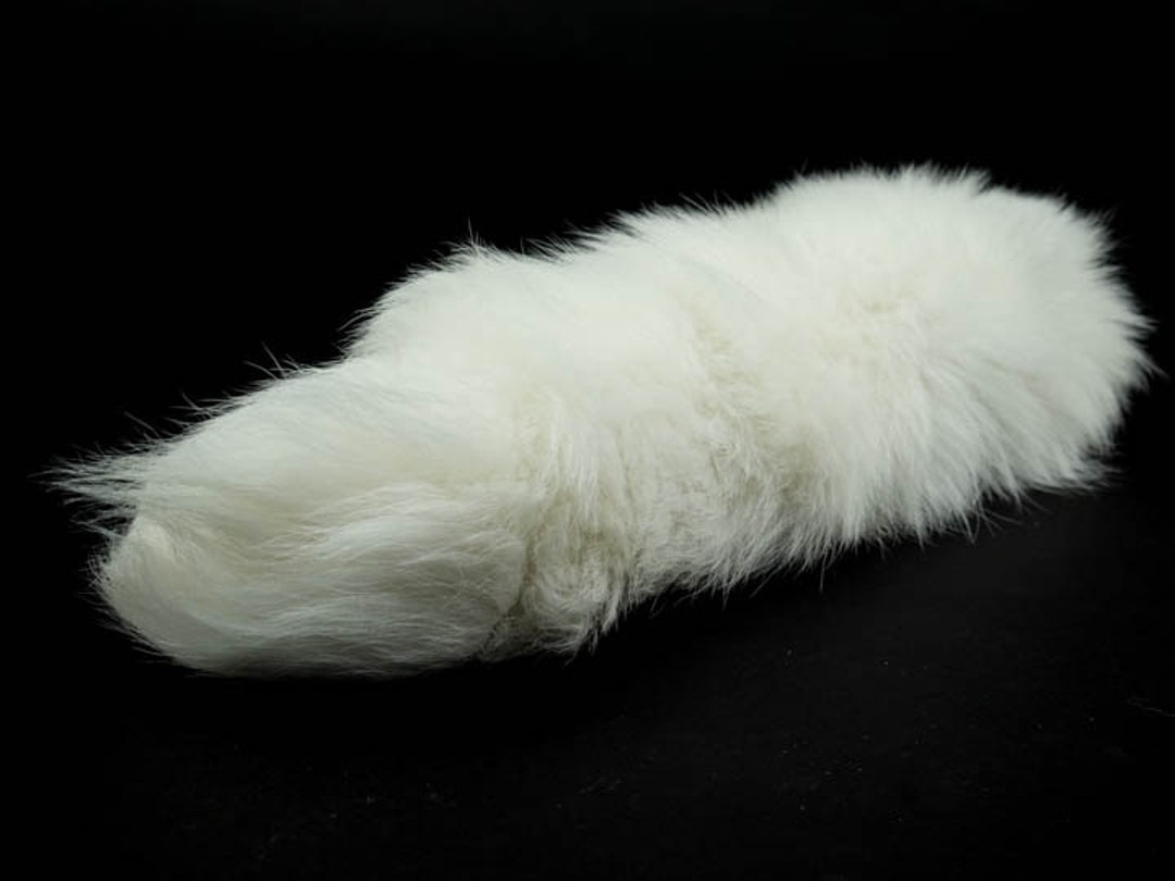 Shadow Fox Tail (white Fox) (18-05-9-AS) Y2K - Etsy