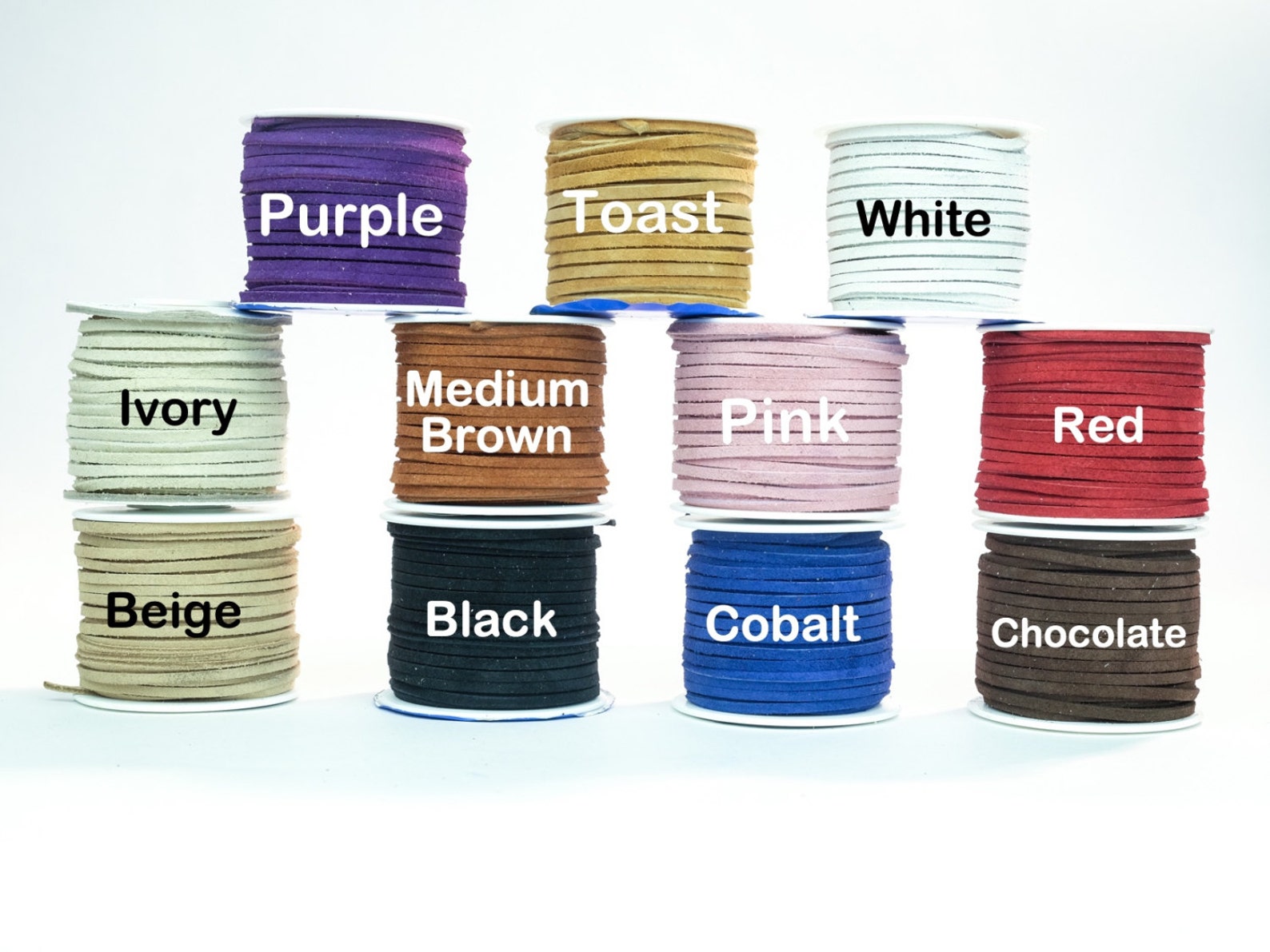 Suede Lacing 1 25 Yard 75 Foot Spool 1/8th Inch Lace. - Etsy