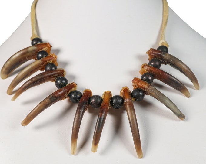 Real 10-claw North American Badger Necklace 560-710 Y1J - Etsy