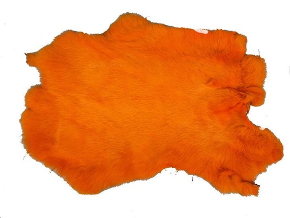 Rabbit Skin Better Grade Dyed Burnt Orange 134-013 L7 - Etsy