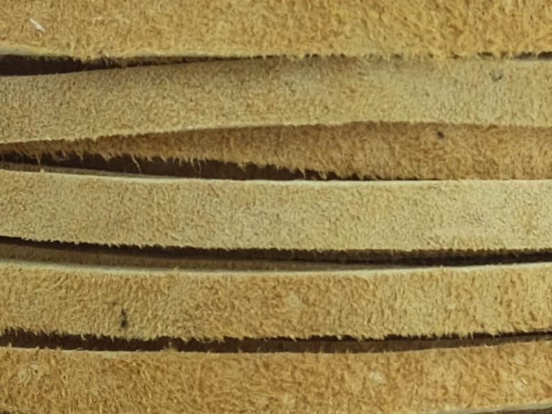 Suede Lacing - (1) 25 Yard (75 Foot) Spool, 1/8th Inch Lace. Toast ...