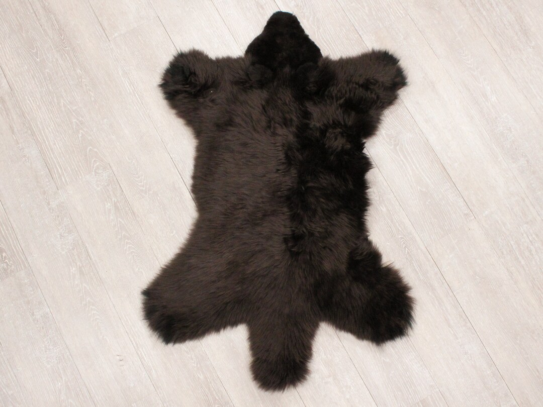 Australian Sheepskin Teddy Bear Rug: Brown (78-B704) Y2G - Etsy