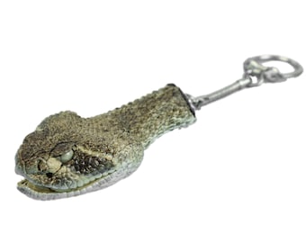 Rattlesnake Head Keychain: Wide Open Mouth (42-30W) Y2H - Etsy