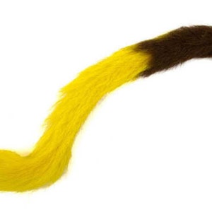 Yellow Bovine Calf Tail - Yellow - Fly Tying (18-30-006) - Etsy