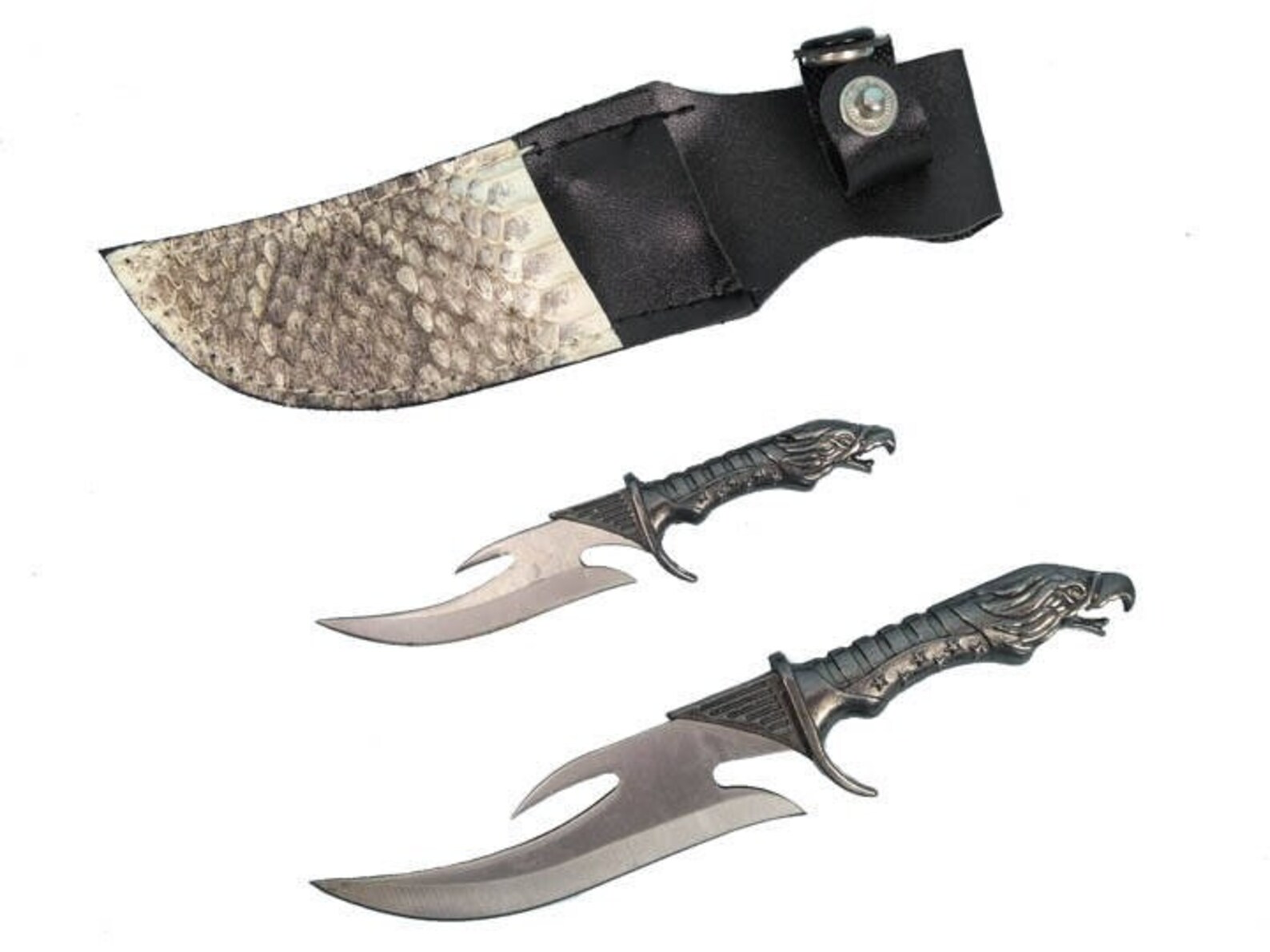 Mini Twin Falcon Knives With Rattlesnake Sheath (598-KS5692) P14 - Etsy