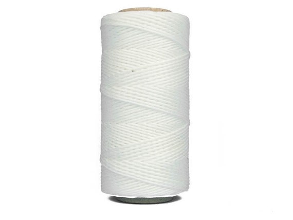White Waxed Thread: 4 Oz Spool 175 Yards 291-04-WH Q8 | Etsy