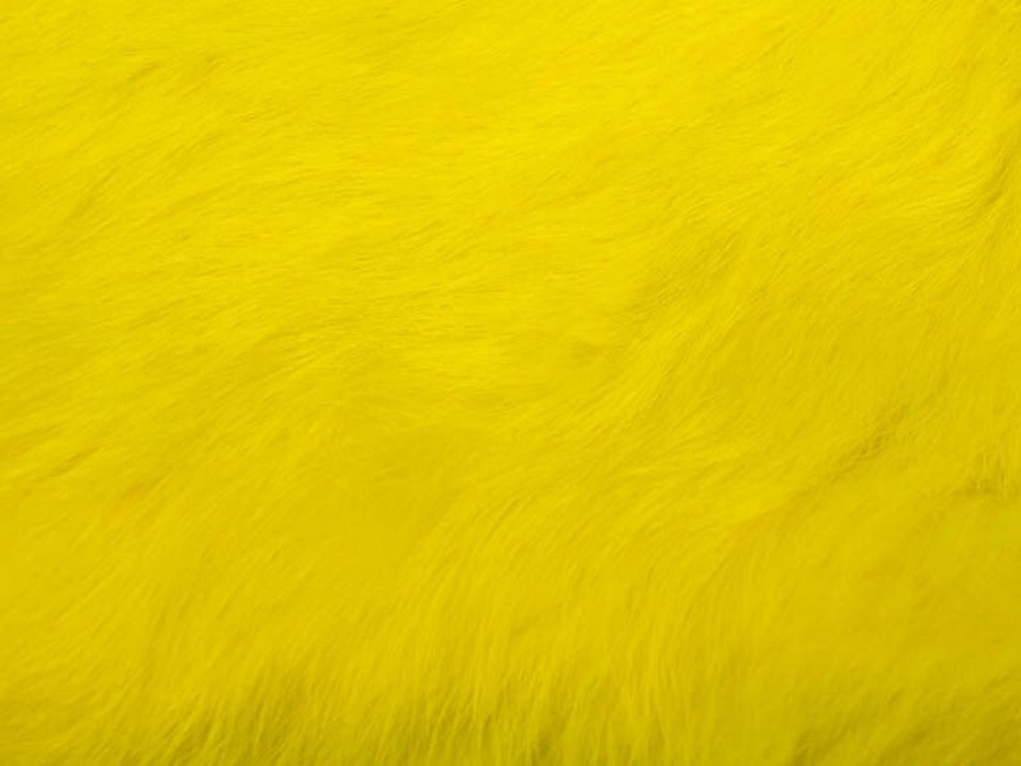 Rabbit Skin Better Grade Dyed Yellow 134-006 L7 - Etsy