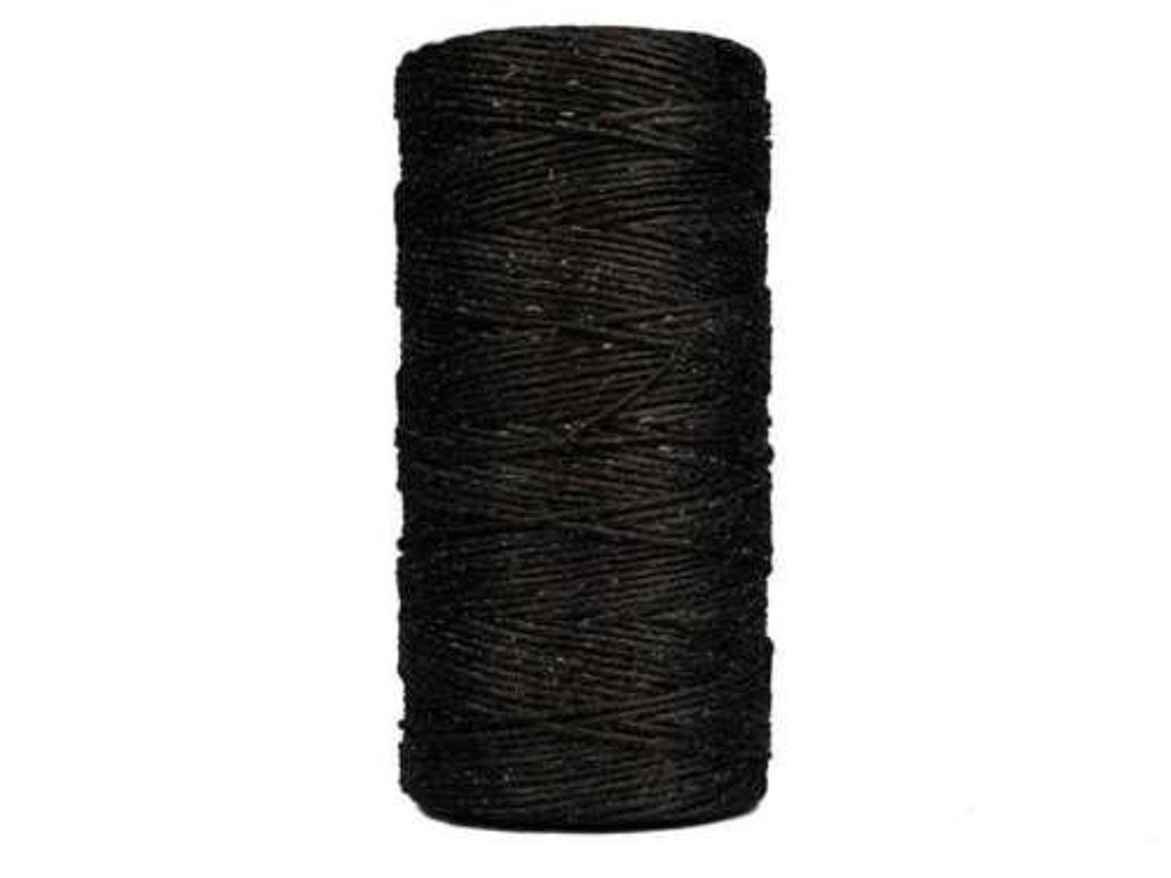 Black Waxed Thread: 4 Oz Spool. 175 Yards (291-04-BK) - Etsy