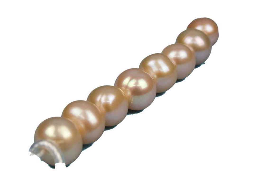 Large Hole 3 Pink Pearl Strand : 10mm Size 1262-027PK - Etsy