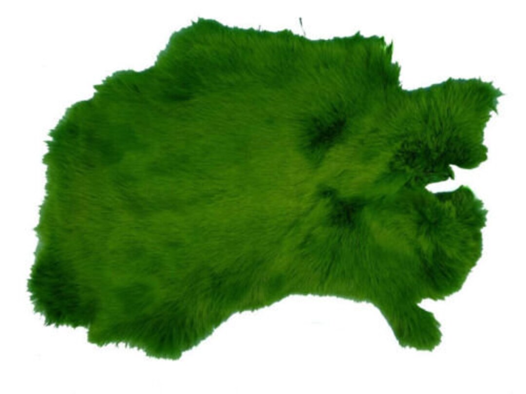 Rabbit Skin Better Grade Dyed Green (134-072) Y2E - Etsy