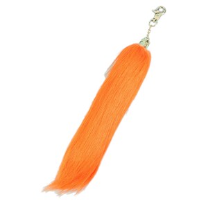 Imitation Faux Fox Tail Keychain: Orange 42-23OR-AS K21 - Etsy