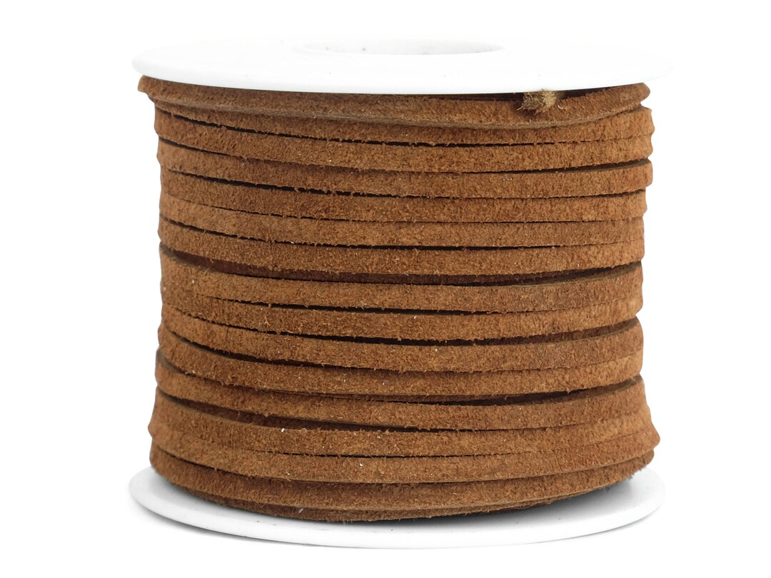 Suede Lacing - (1) 25 Yard (75 Foot) Spool, 1/8th Inch Lace. Medium ...